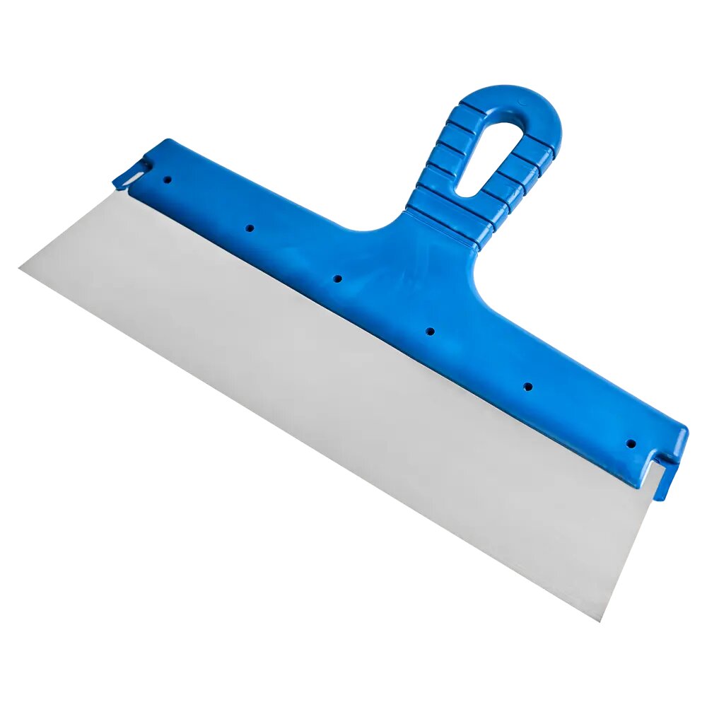 Шпатель фасадный Интек 10107‑300 300 мм из нержавеющей стали и пластиковой ручки