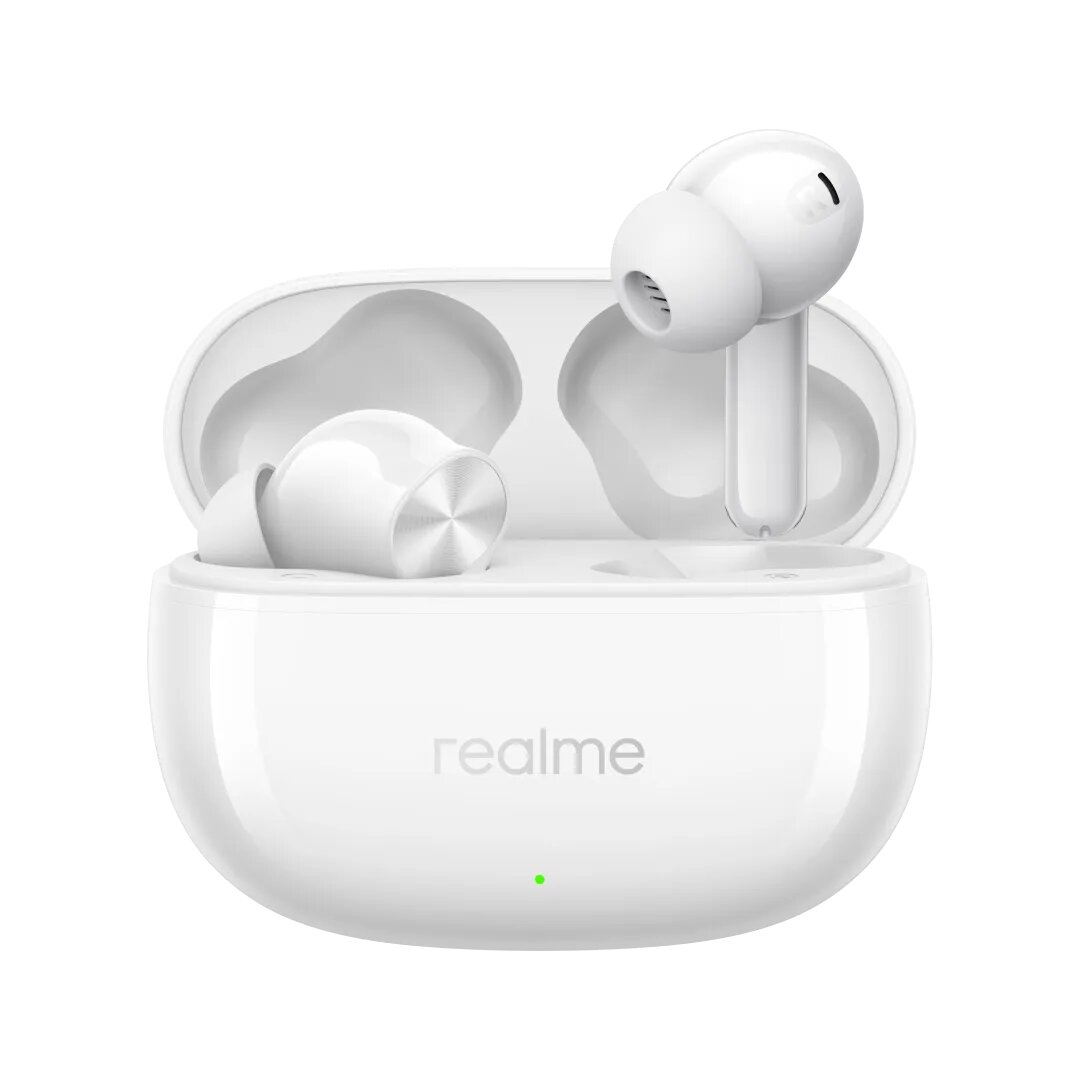 Беспроводные наушники realme Buds T200X, шумоподавление до 25дБ, белый