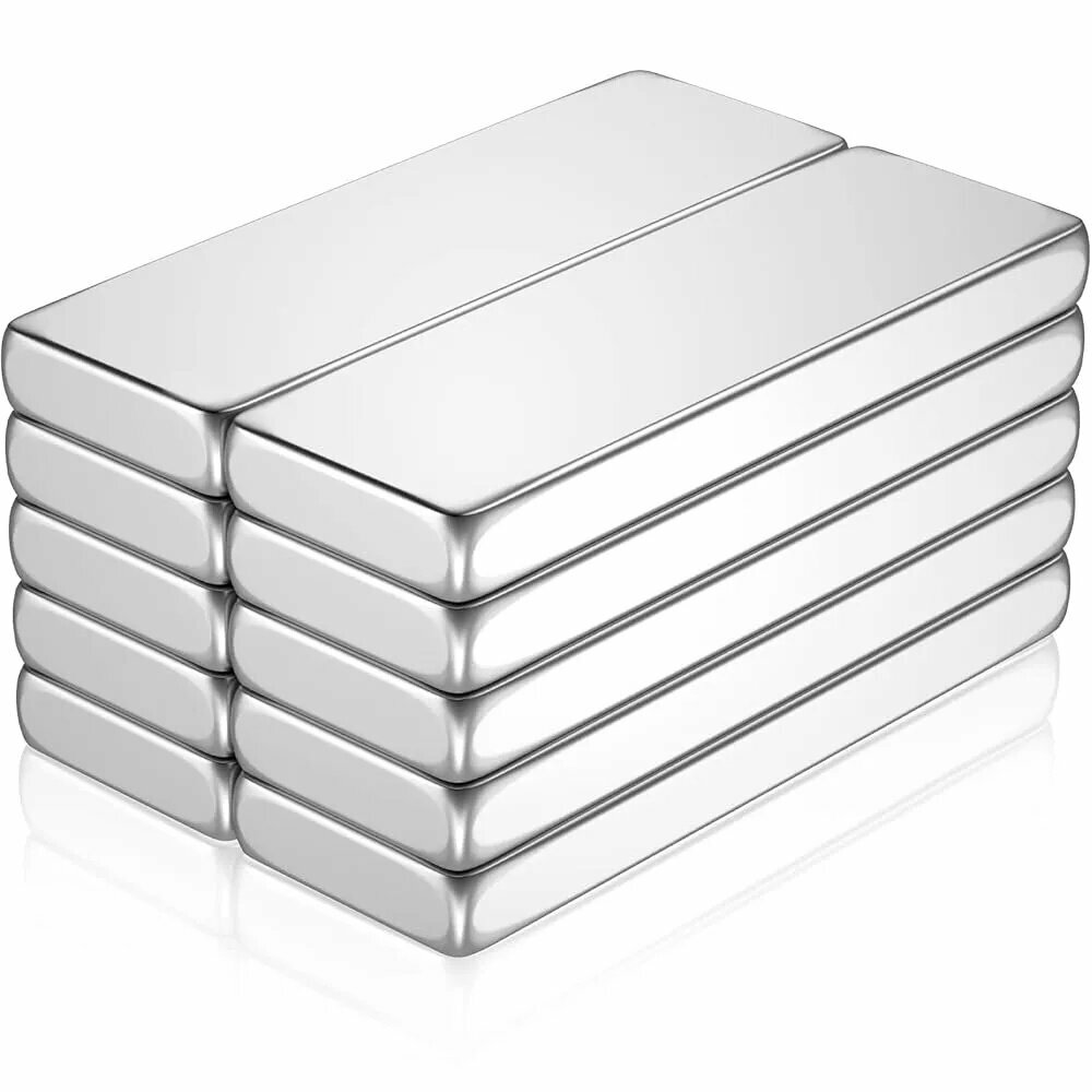 10 шт прочных магнитных стержней 30x10x3 мм для поделок, кухни, хранения инструментов, науки, офиса