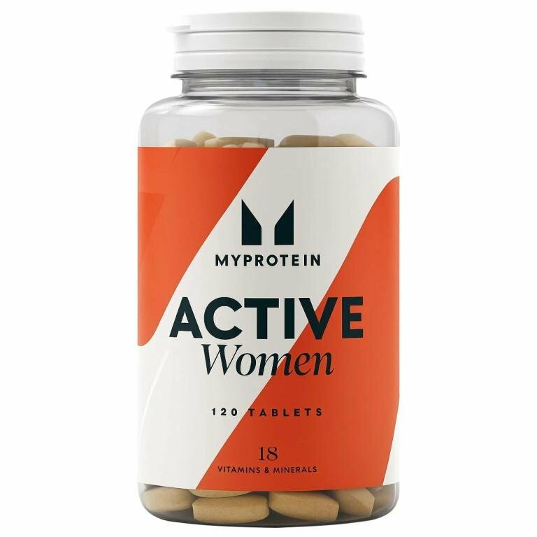 Myprotein - Myvitamins Active Women 120 таблеток женские поливитамины / витамины и минералы для женщин антиоксиданты