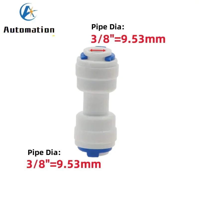 5 шт. 3/8 "1/4" Ro быстрый соединитель для воды, прямой OD, Push RO, аксессуары для аквариума, фитинг для труб, фильтр для воды