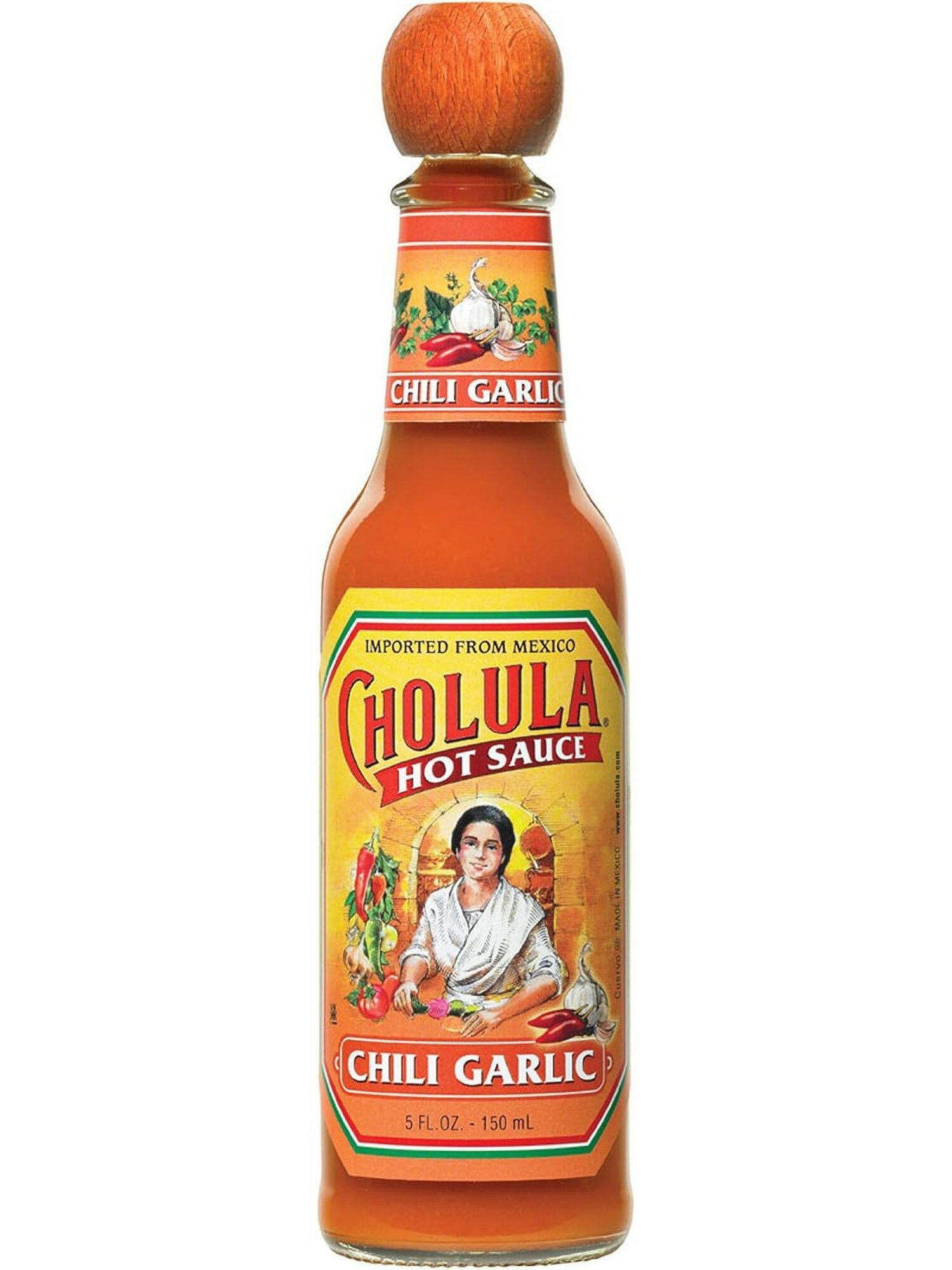 Мексиканский острый соус Cholula Chili Garlic Чили и Чеснок, 150 мл