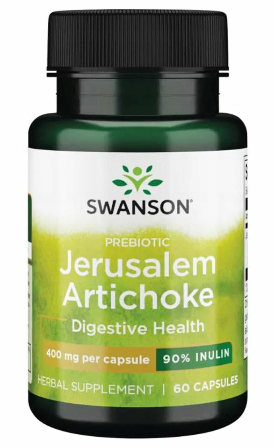 Swanson Prebiotic Jerusalem Artichoke - 90% Inulin 400 мг, 60 капсул