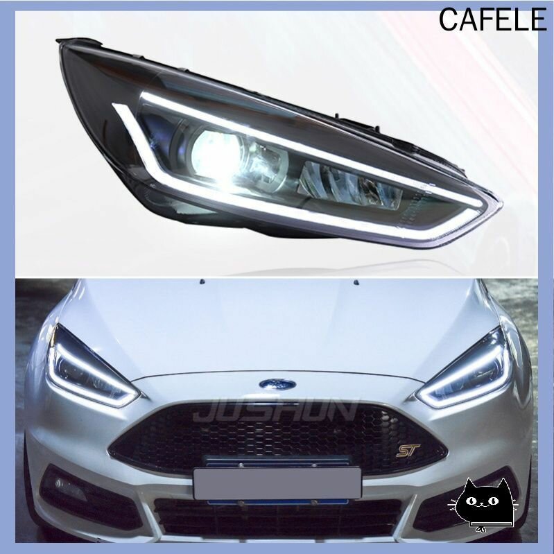 Фара головного света в сборе для Ford Focus III Рестайлинг 2015–2019 LED 12В комплект левая+правая 40Вт 4600K,