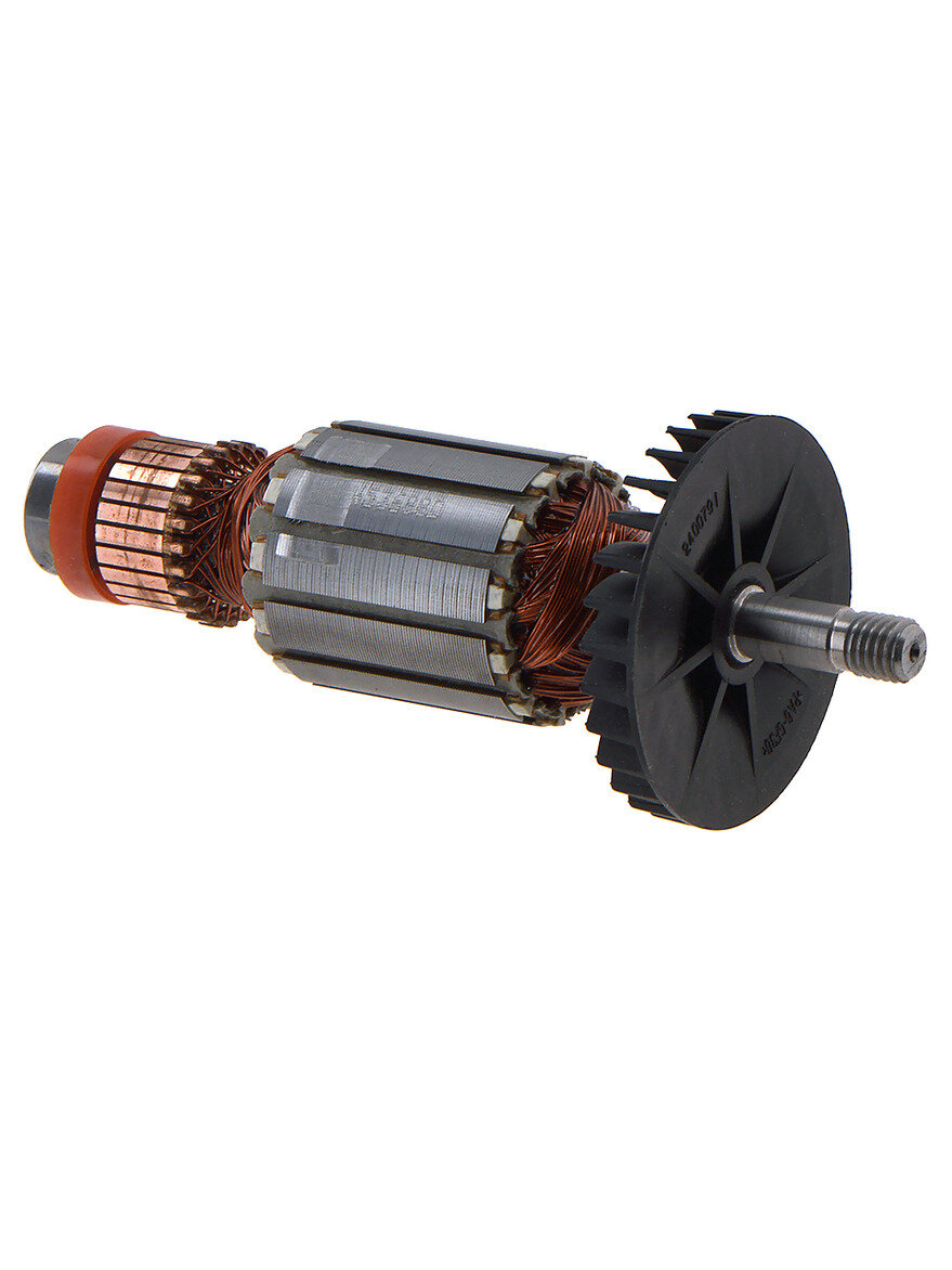 Ротор (Якорь) MAKITA для рубанка KP0810C (L-155 мм, D-41.5 мм, резьба М10 (шаг 1.5 мм))