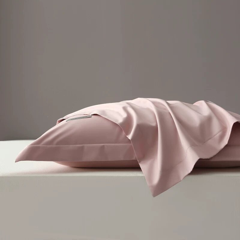 MUJI Длинноволокнистый хлопковый чехол для подушки 48x180 см, одиночный, мечтательный розовый, мягкий и стирка в машине