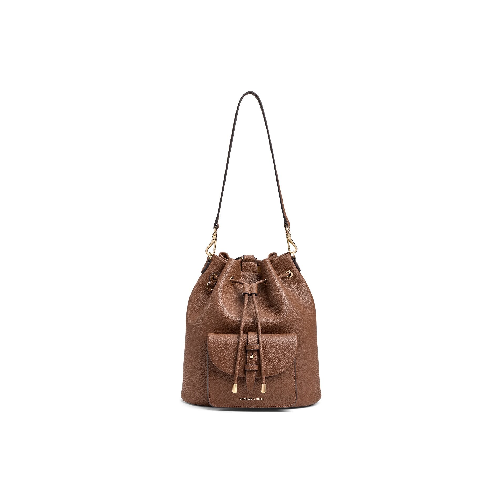 Сумка CHARLES & KEITH, Шоколадный — фото 1