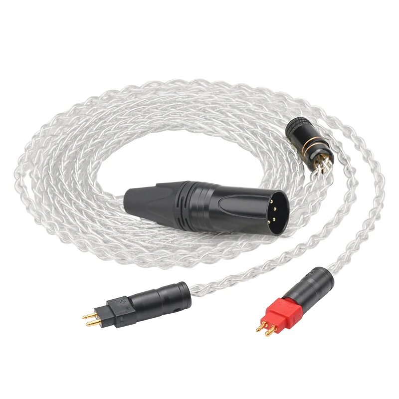 ATAUDIO HiFi Серебряный кабель для наушников, 1.5м, 4pin XLR