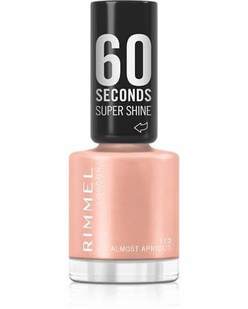 Лак для ногтей Rimmel 60 Seconds Super Shine, оттенок 112 Almost Apricot, 8 мл
