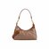 Сумка Coach, фактура тиснение, карамельный