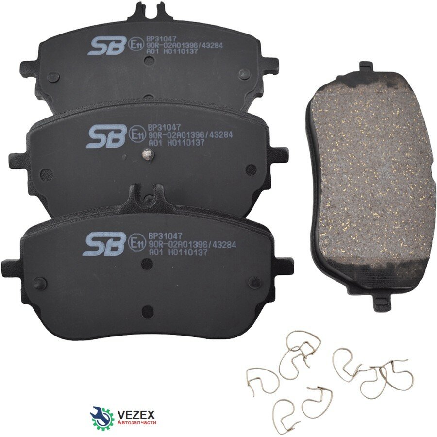 SB NAGAMOCHI BP31047 колодки дисковые передние!\ Audi Q7 3.0TDi/4.2i 06>, Porsche Cayenne 4.5i 02>