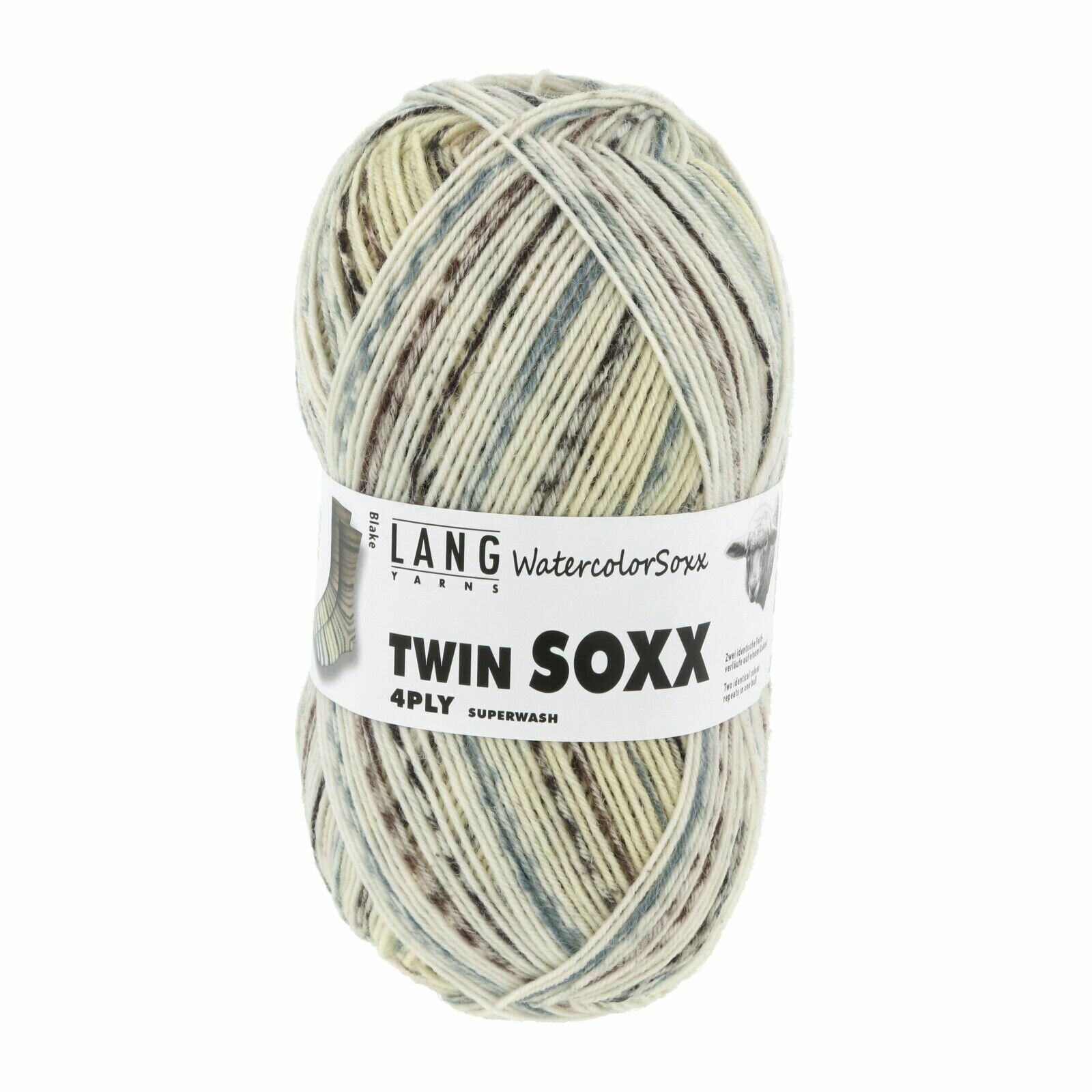 Носочная пряжа Lang Yarns Twin Soxx (909.0462) 1 моток 100 г/420 м