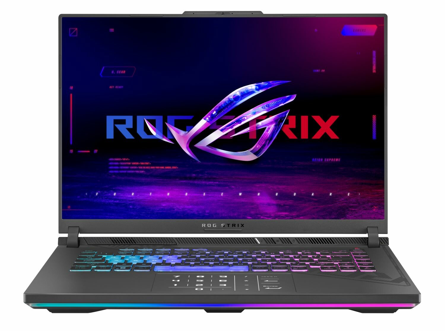 Ноутбук ASUS ROG STRIX G16 G614JU-N3540 16" FHD+ IPS 250N 165Hz/i5-13450HX/16GB/1TB SSD/RTX 4050 6GB/DOS/Eclipse Gray*