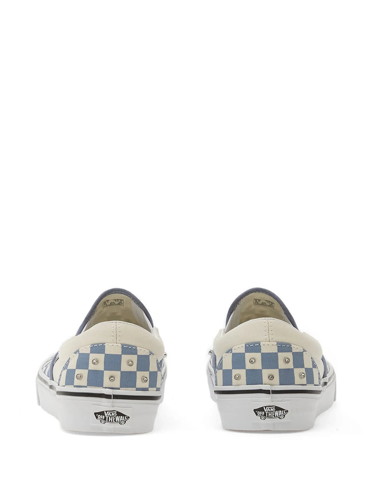 Кроссовки VANS Checkerboard stud-embellished sneakers, размер 7,5 US — фото 1