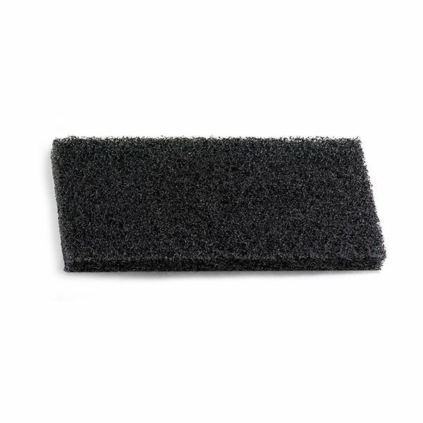 Губка абразивная Terfir TTS, Италия, 25*12*2 см, (высокая), 25*12*2 см, чёрная,(00008713)