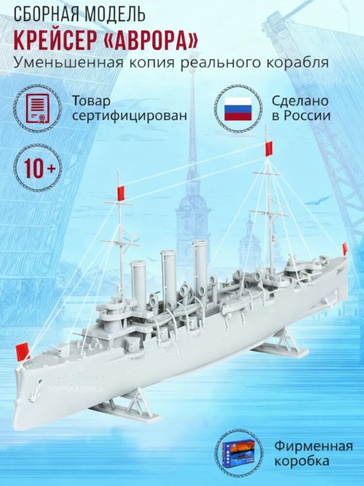 Сборная модель судна Парусный военный корабль "Орел"