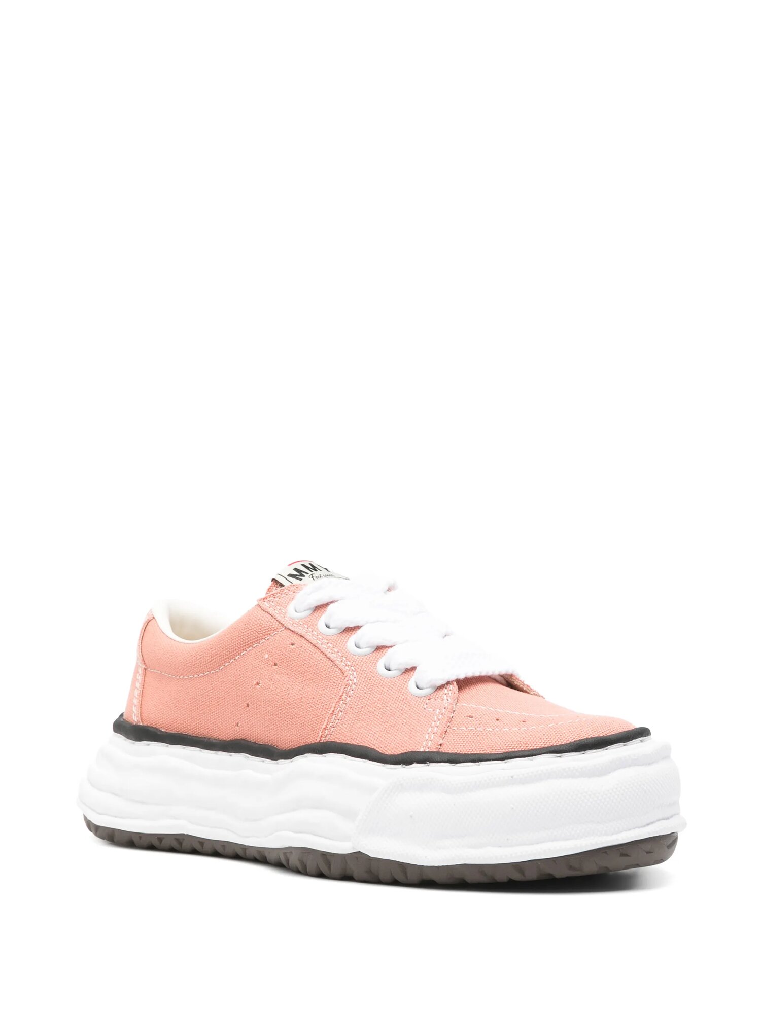 Кроссовки MAISON MIHARA YASUHIRO Lace-up sneakers, размер 38, pink — фото 1