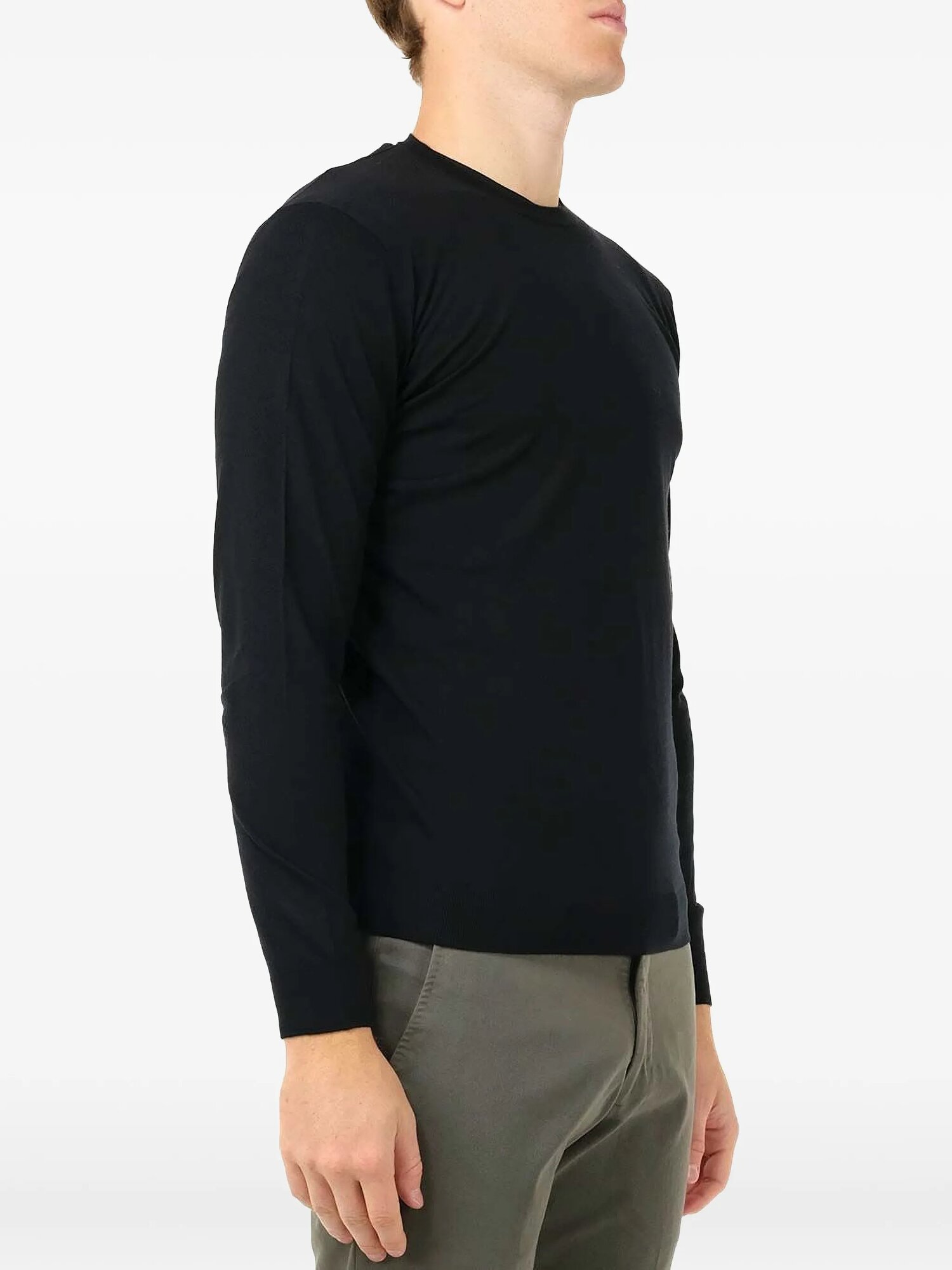 Свитер al duca d'aosta Crew-neck wool sweater, размер 56, , black/black — фото 1