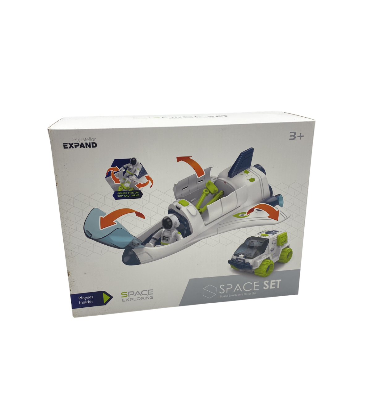 Набор для игры Космос 2 в 1 (самолет, машинка и космонавт) для детей от 3 лет