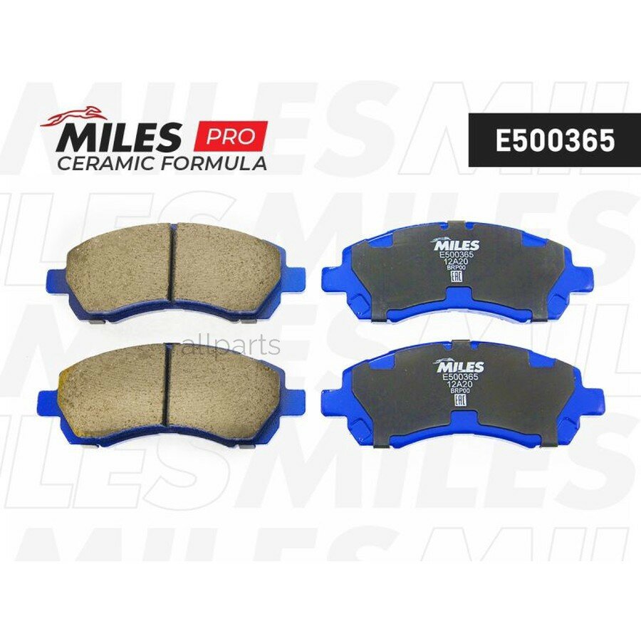 MILES E500365 Колодки тормозные SUBARU IMPREZA 1.6-2.0 92-/LEGACY 92-00 пер. Ceramic PRO