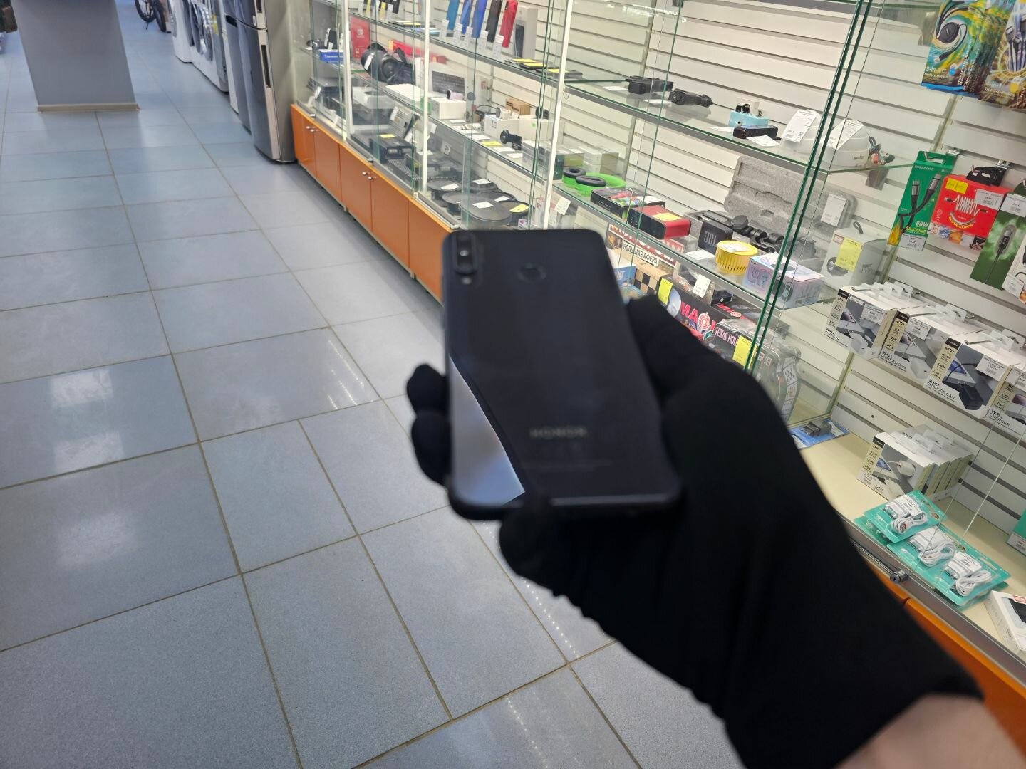 Смартфон Honor 9C, 4/64 ГБ, 2 nano SIM, Android 10, NFC, чёрный