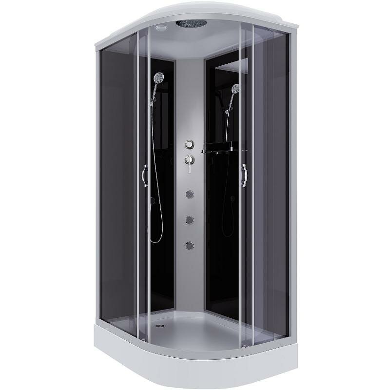 Душевая кабина Niagara Classic 120x80 35121433LG профиль хром, с гидромассажом, левая