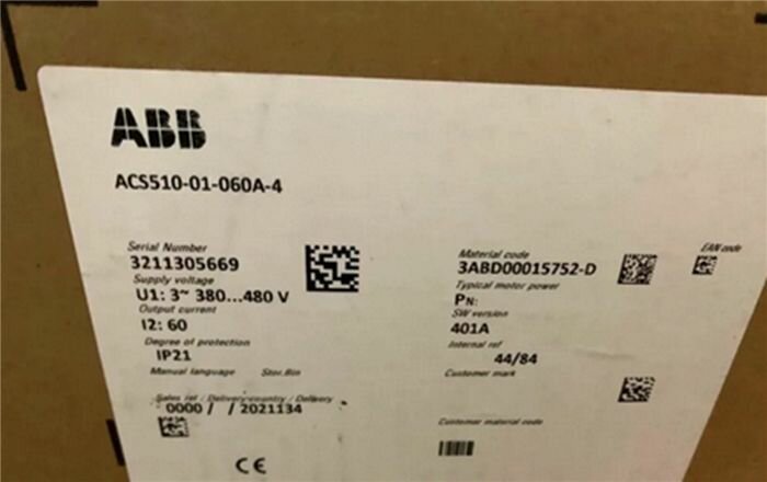 Модуль ABB inverter ACS510-01-060A-4 60A Motor power 30KW
