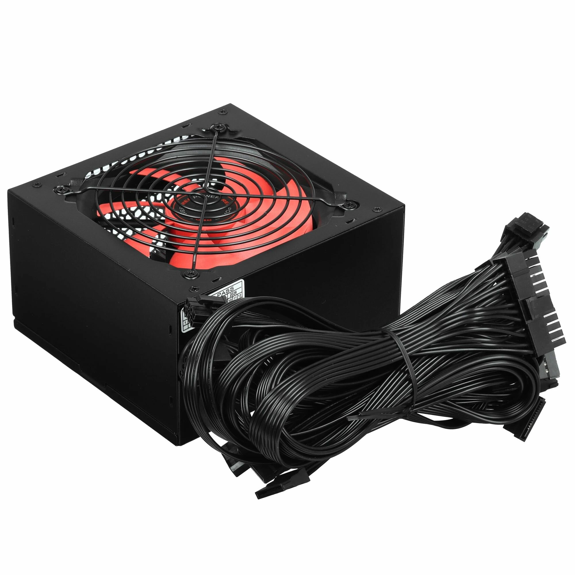 Блок питания Azerty RPW-800BA2 80 Plus Standart (120-0861) черный - ATX 20+4 пин, 4 pin + 4 pin x2 CPU, 6 SATA, 4 x 6+2 pin PCI-E