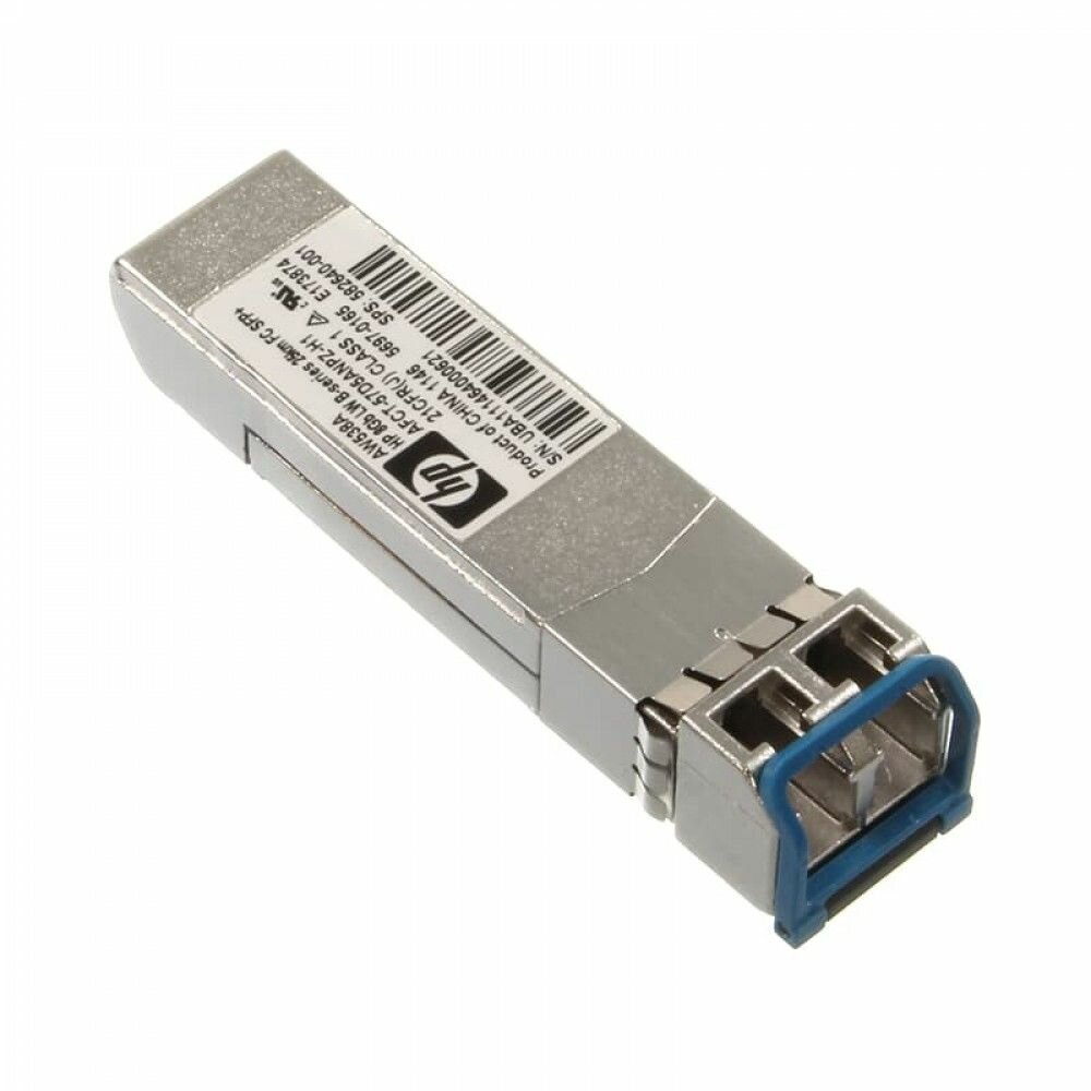 Трансивер HPE B-SERIES 8GB EXTENDED LONG WAVE 25KM FIBRE CHANNEL SFP+ TRANSCEIVER 1 PACK, 582640-001