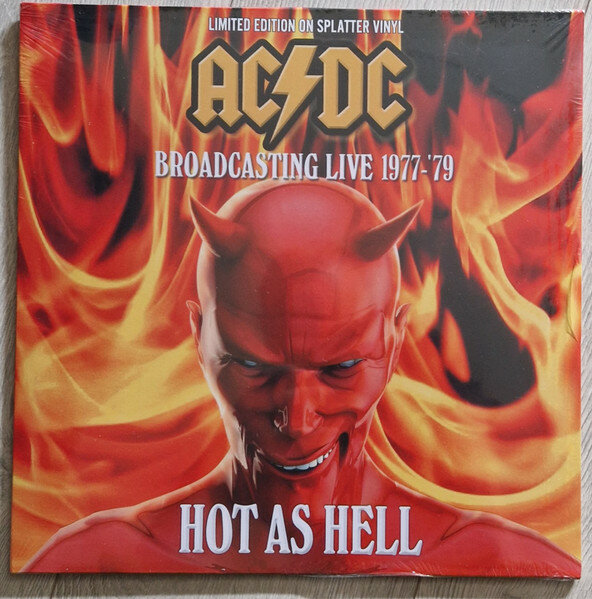 AC/DC. Hot As Hell - Broadcasting Live 1977 - 79 (LP/Splatter Vinyl/Виниловая пластинка)