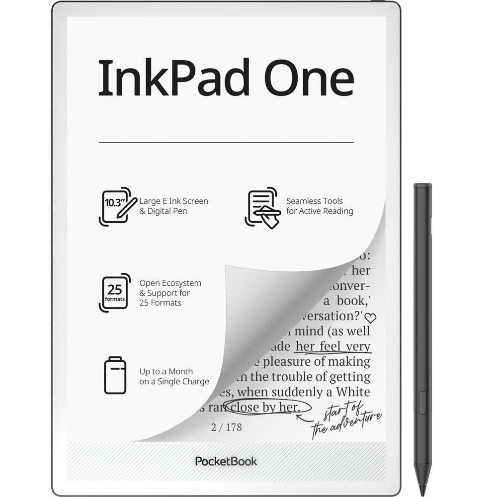 Электронная книга PocketBook InkPad One (PB1030-8-WW), Черный