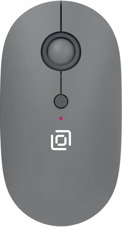 Мышь Oklick 409MW графитовый оптическая (1600dpi) silent беспроводная USB (3but)