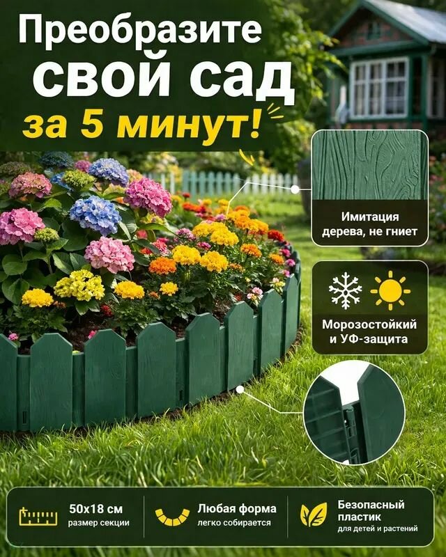 Бордюр садовый