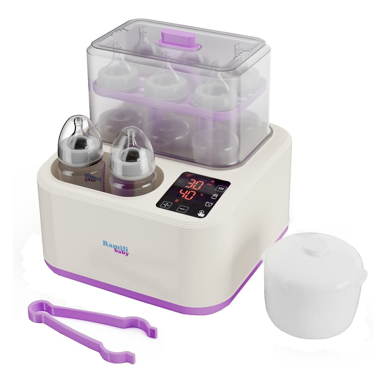 Стерилизатор для бутылочек Ramili Baby BSS300 8-в-1 + горшочек + увлажнитель