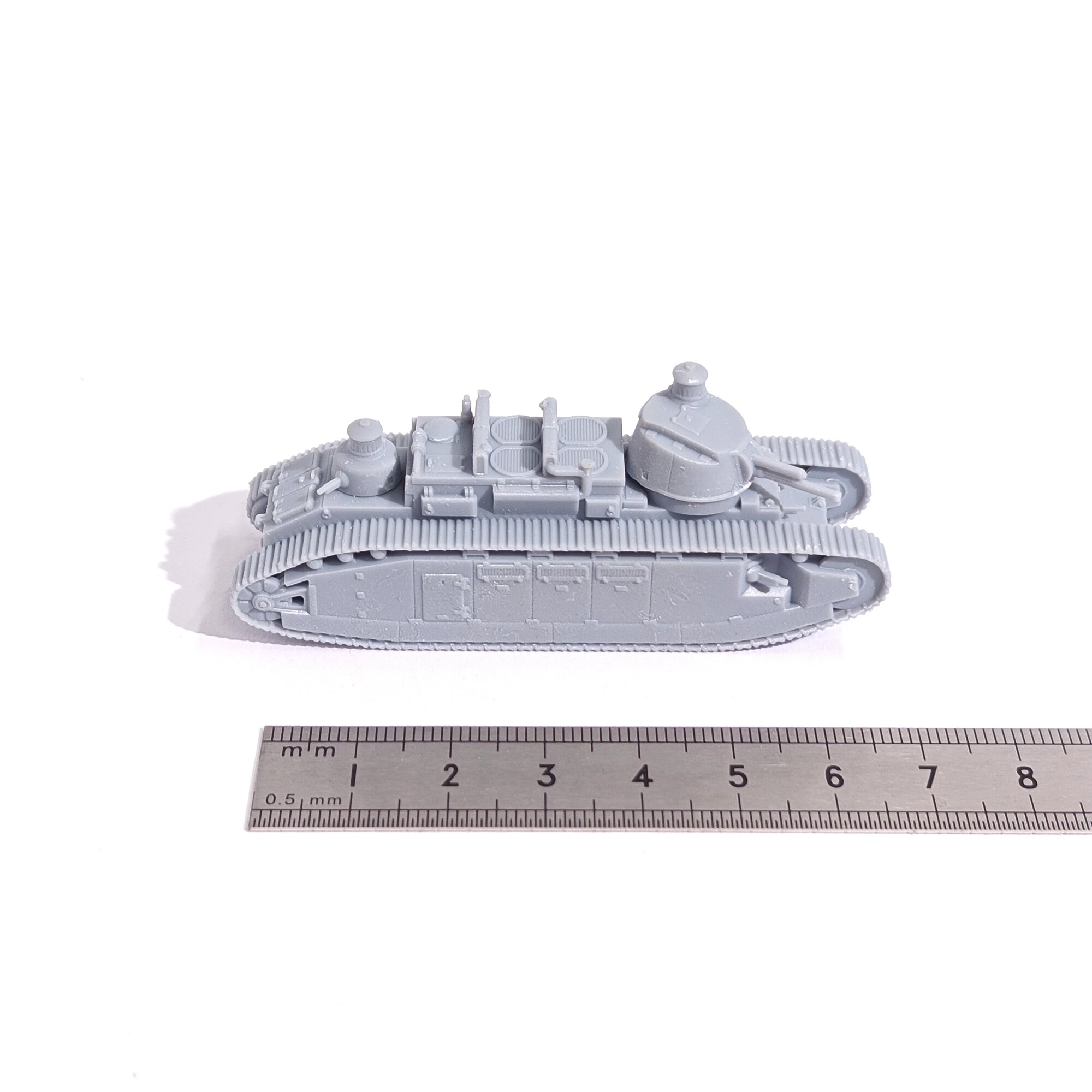 Модель танка FCM Char 2C Tusk Model 1/144