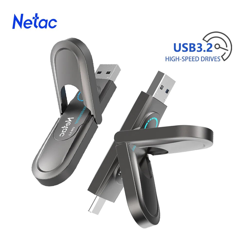 Флешка Netac US9 USB 3.2 Gen2 Type-C 256/512/1024 ГБ 1 ТБ