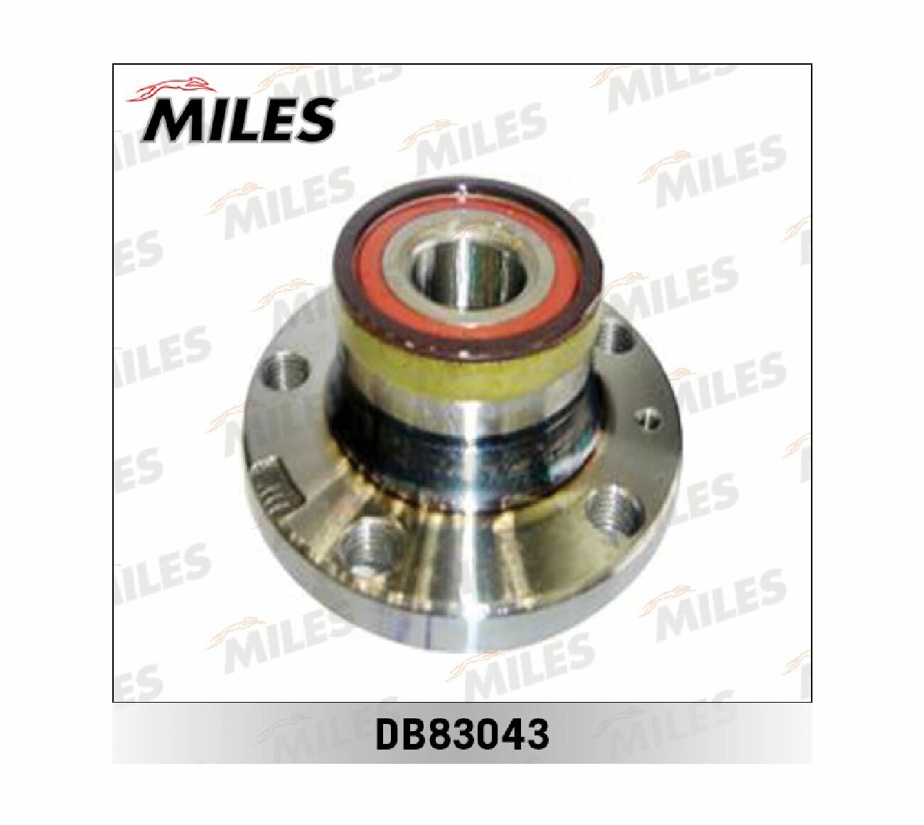 Ступица с подшипником задняя +ABS, AUDI A2/VW POLO/SKODA FABIA 02-, MILES DB83043