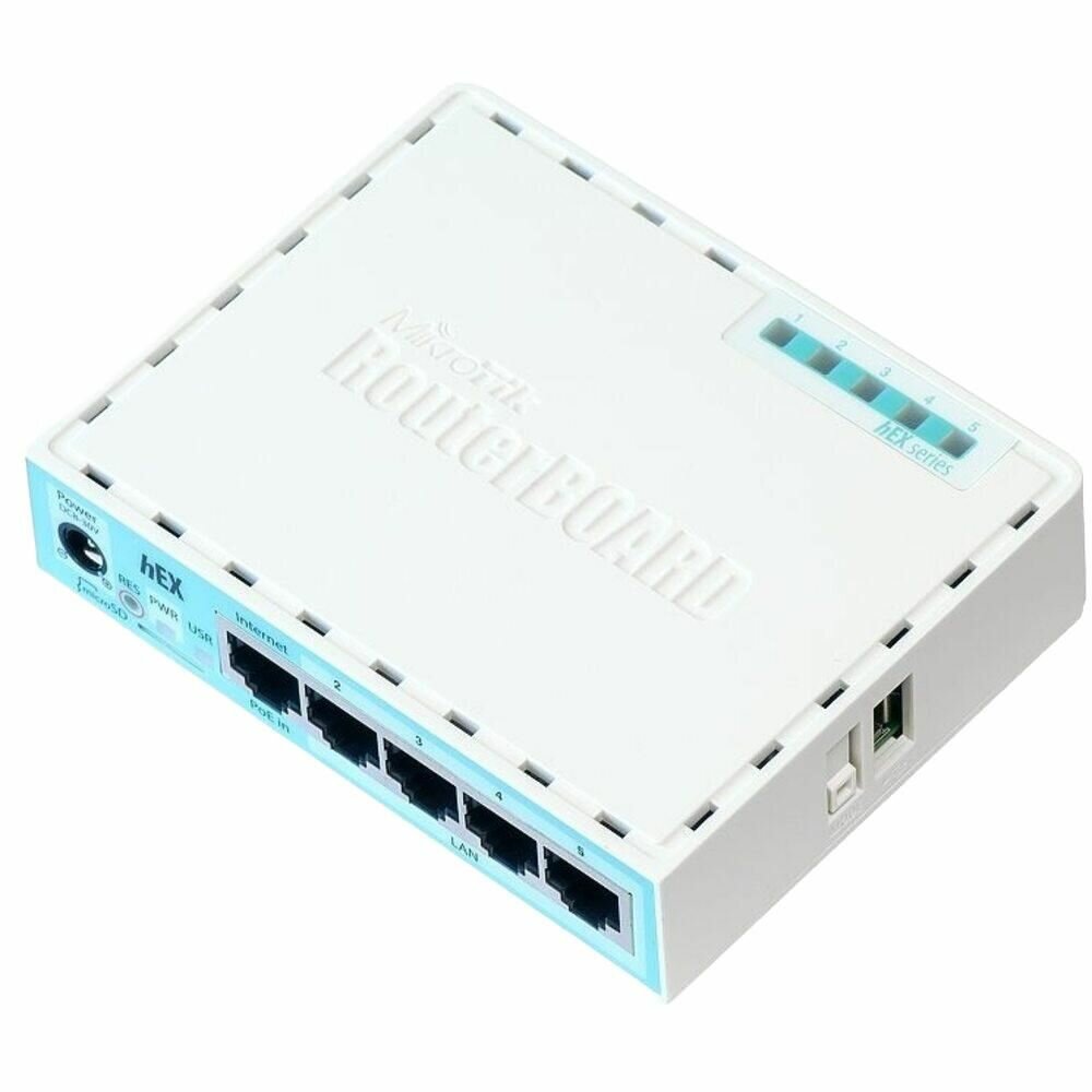 Роутер Mikrotik hEX (RB750GR3)