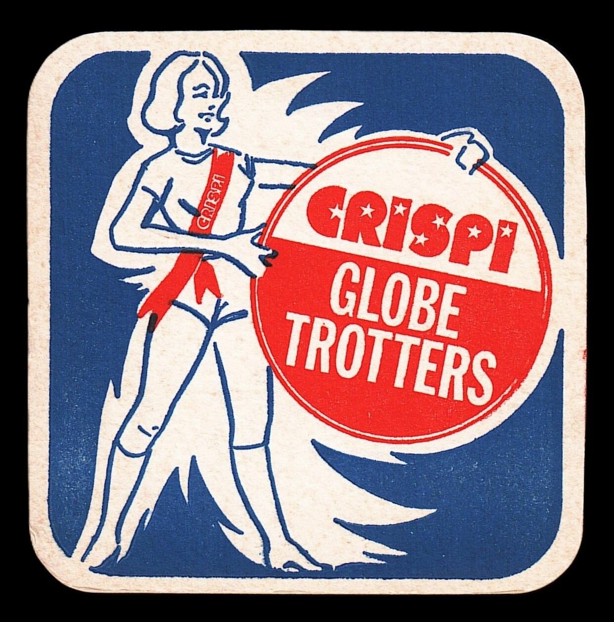 Бирдекель (костер) Crispi Crisps Англия (подставка под пивной бокал)
