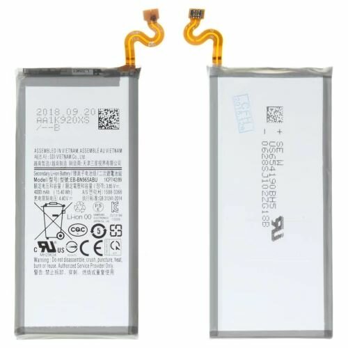 Аккумулятор Samsung Galaxy Note 9 (SM-N960F / SM-N960 / N960F / N960F/DS / N960) EB-BN965ABU 4000 mAh Новый