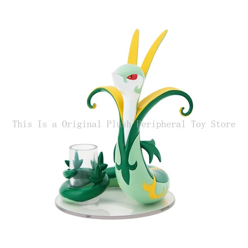 Мягкие игрушки Pokemon Milotic Dragonair Rayquaza Applin Dudunsparce Зеленый, Original Genuine