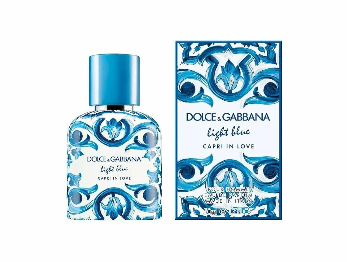 Парфюмерная вода Dolce & Gabbana Light Blue Capri In Love Pour Homme Eau de Parfum 50 мл
