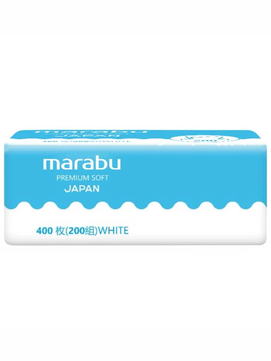 Салфетки бумажные MARABU двухслойные, упаковка 200 шт