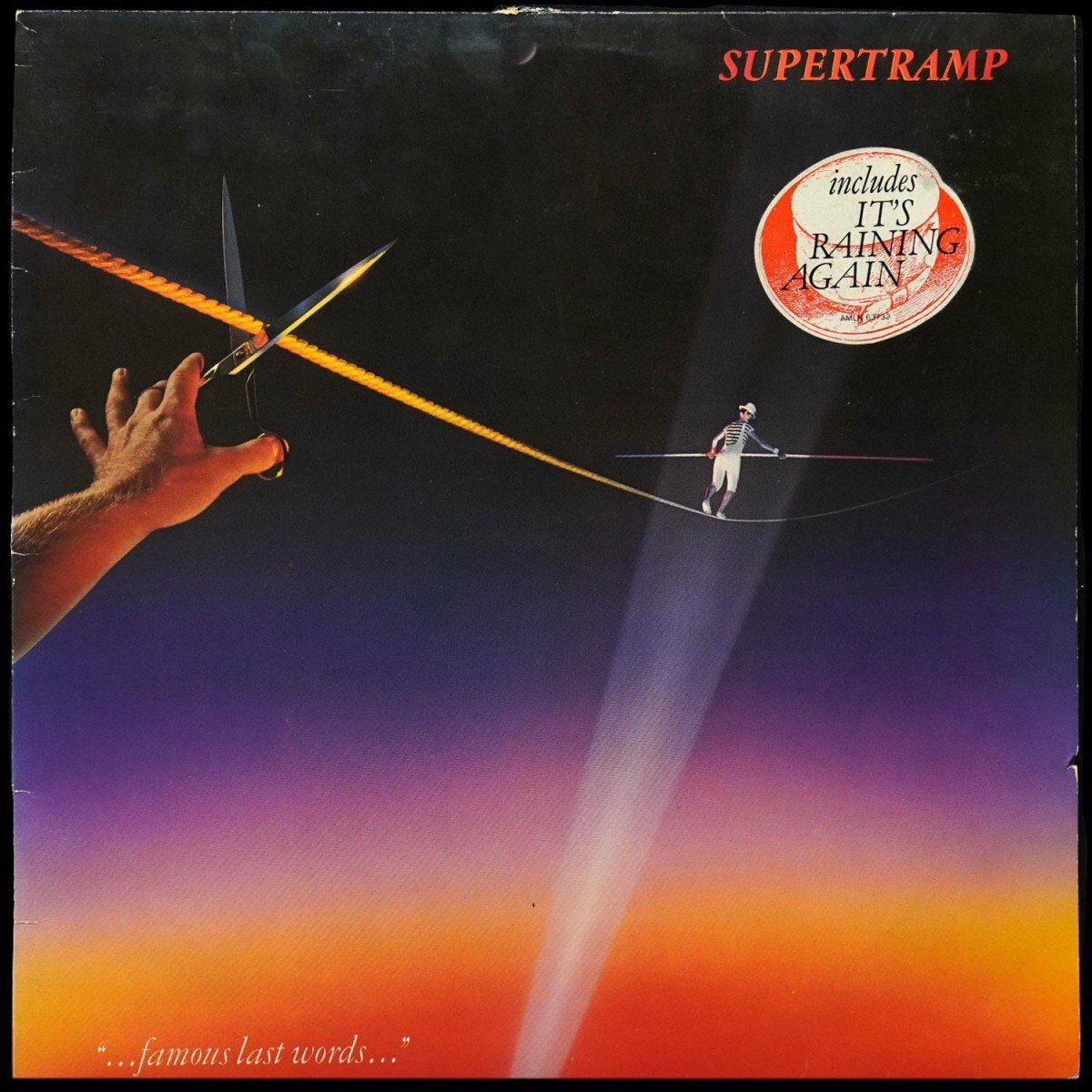 Виниловая пластинка A&M Supertramp – Famous Last Words