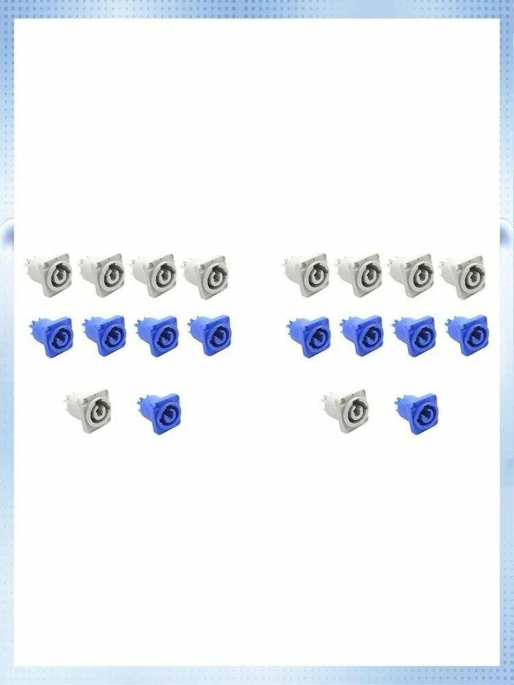 20 Шт. 3-Контактный Разъем Powercon 20A 250V AC