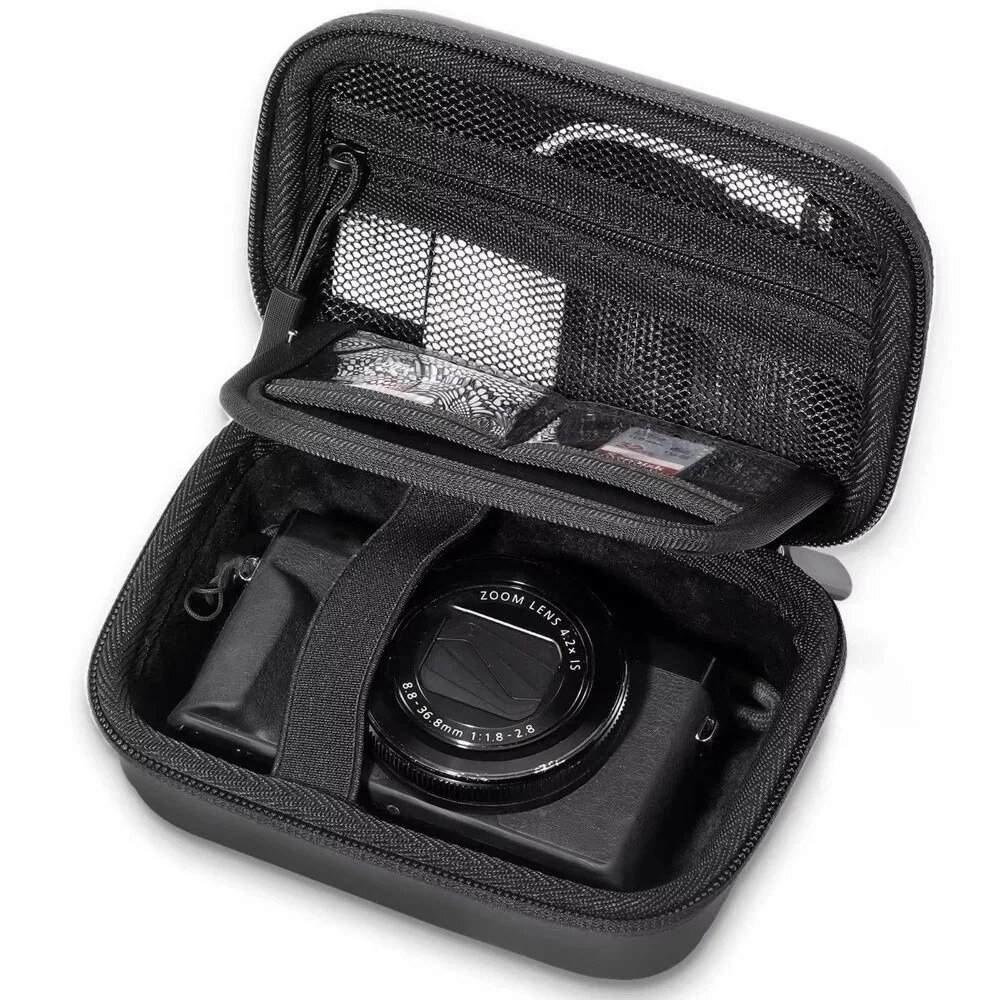 Жесткий чехол EVA для камеры Canon G7X Черный, Black