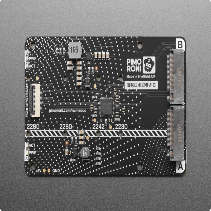 Pimoroni NVMe Base Duo для Raspberry Pi 5 — фото 1