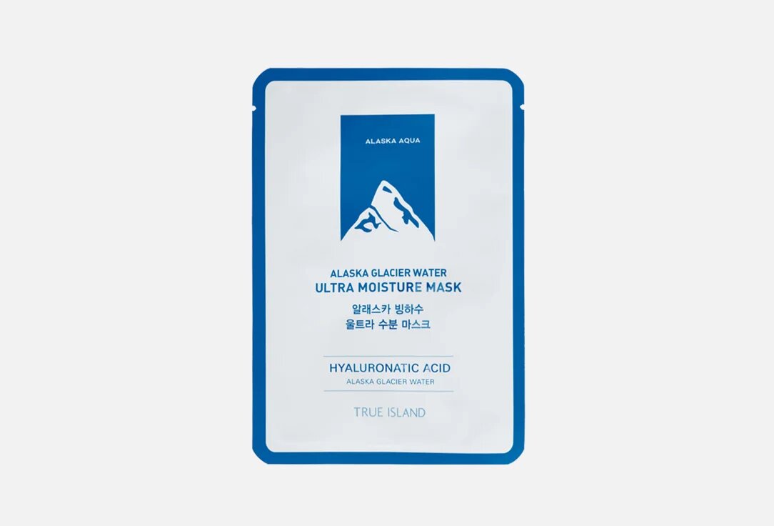 True Island Alaska glacier water ultra moisture mask Ультраувлажняющая тканевая маска для лица 27 мл