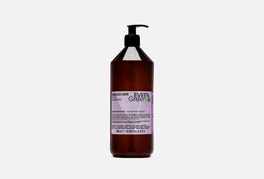 DIKSON EveryGreen Shampoo Regeneration Шампунь для поврежденных волос 1000 мл
