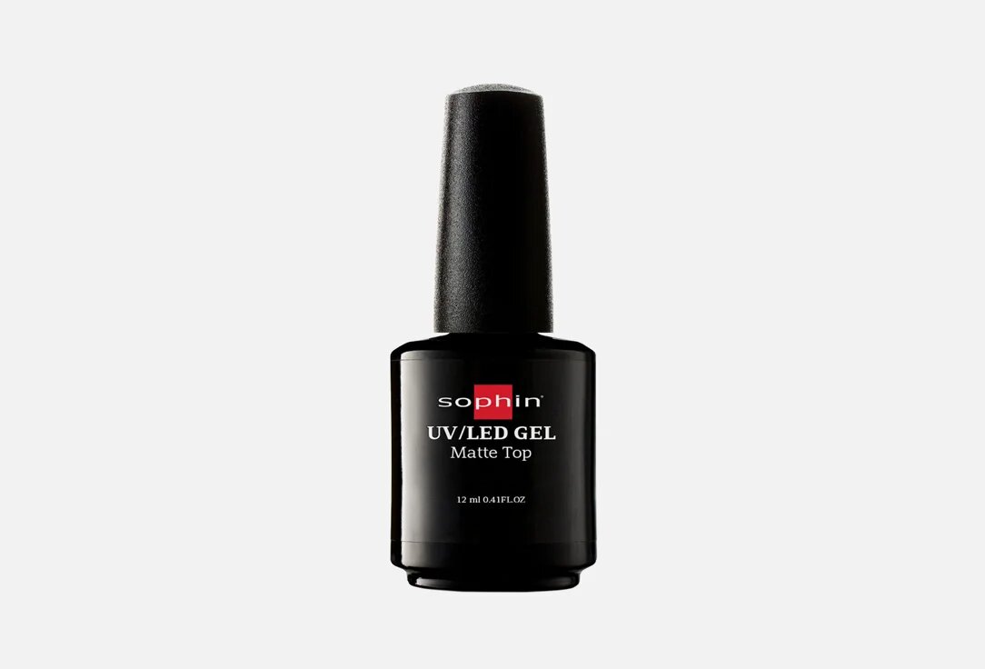 Sophin Matte Top матовое верхнее покрытие для гель-лака, с липкостью 12мл